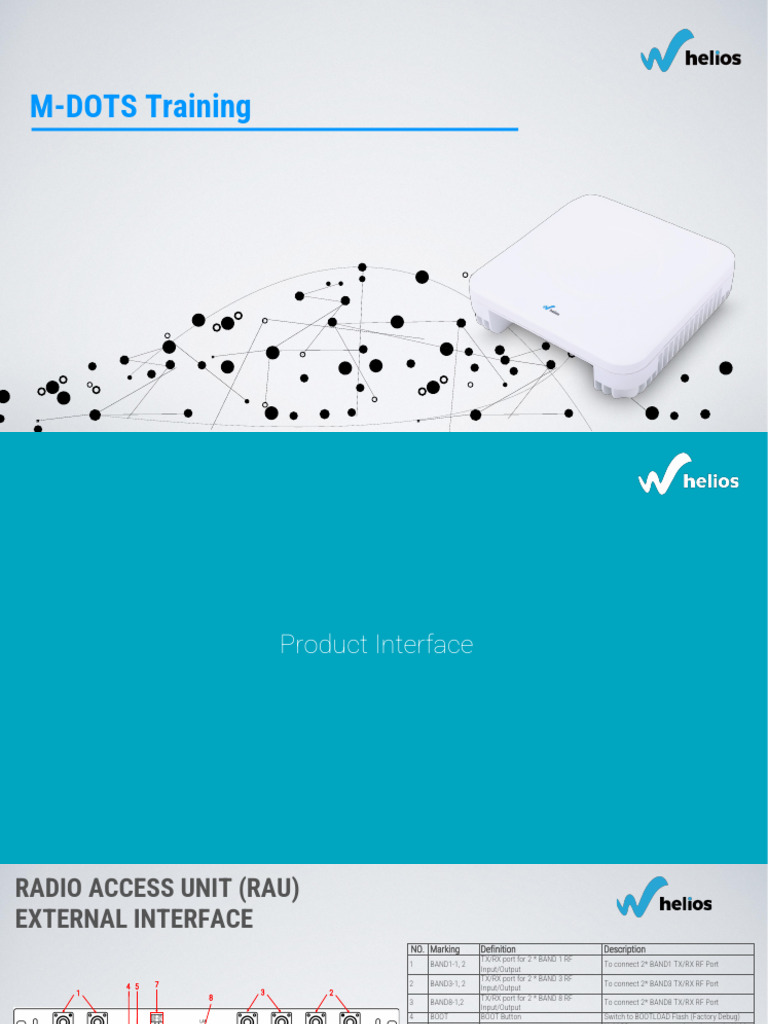 Helios M-dots Training | PDF | Computer Network | Duplex ...