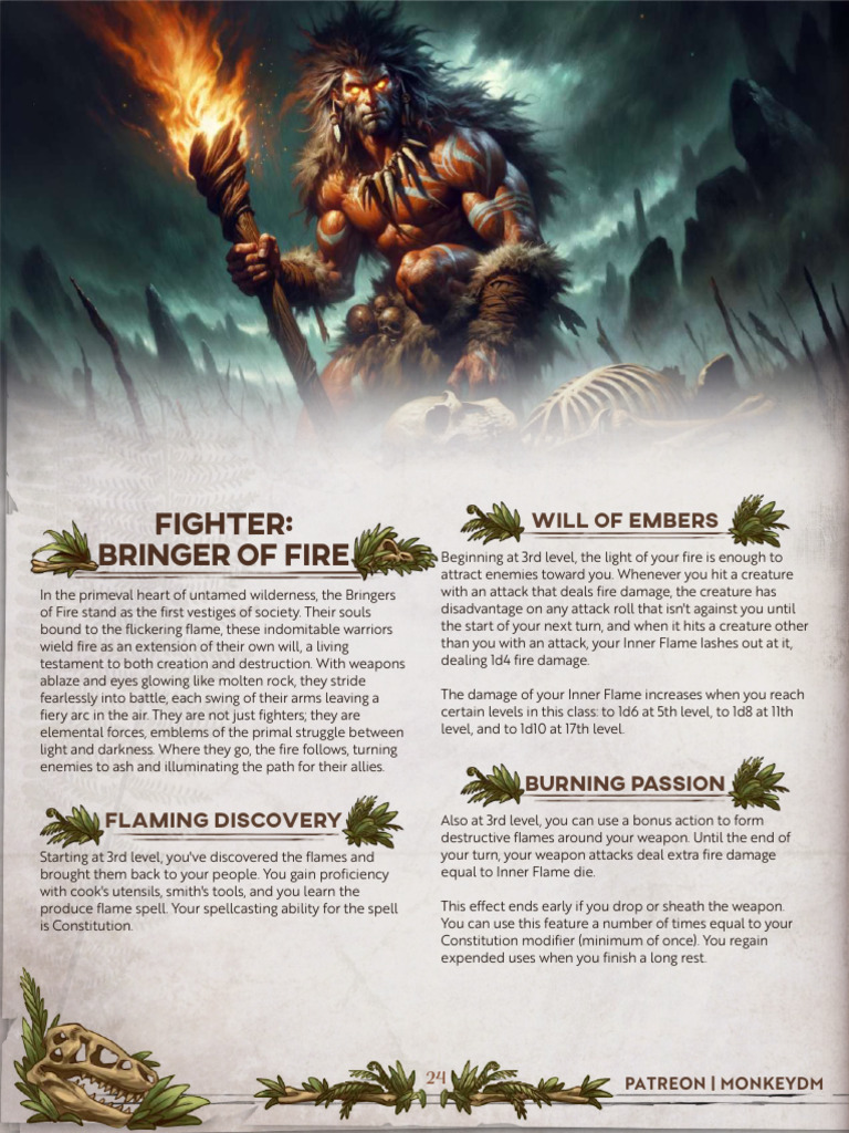 Fighter - Bringer of Fire | PDF | Fires