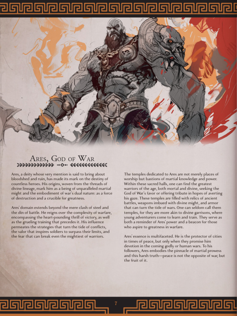 Ares, God of War | PDF