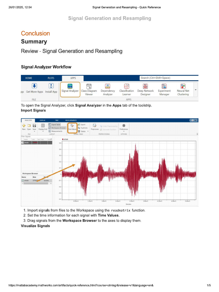 Signal Processing and Resampling | PDF