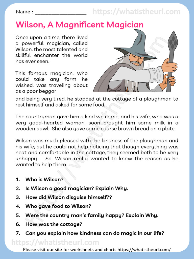 Wilson the Magnificent Magician | PDF