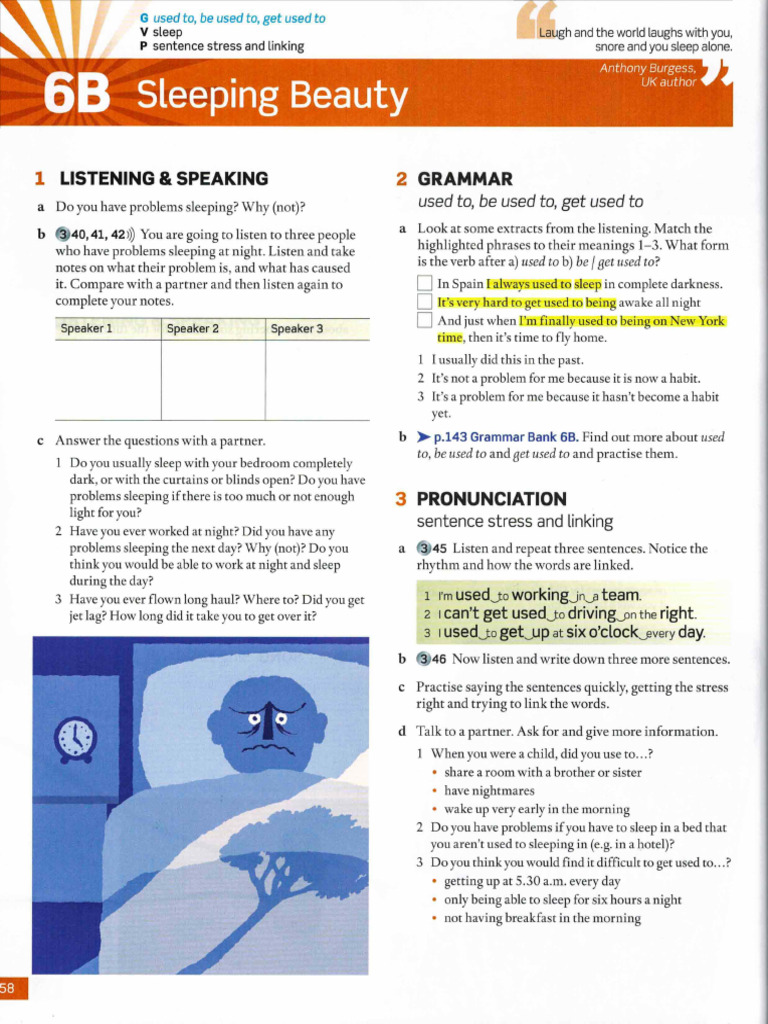 Sleep Patterns & Grammar Guide | PDF | Dream | Sleep