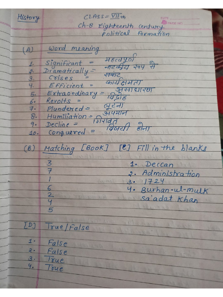 History ch-8 Complete | PDF