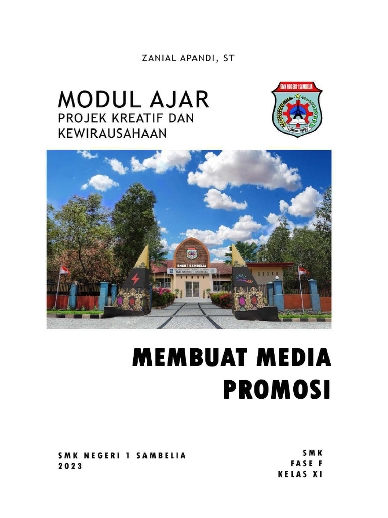3 Modul Ajar PKK Membuat Media Promosi | PDF
