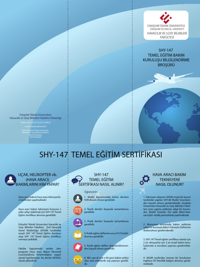 Tanitim Brosuru ESTU SHY 147 | PDF