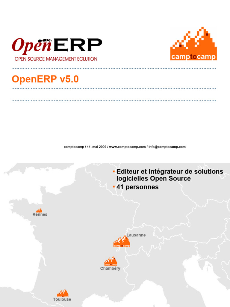 technoark_C2C_OpenERP_v2 | PDF | Logiciel gratuit | Logiciel