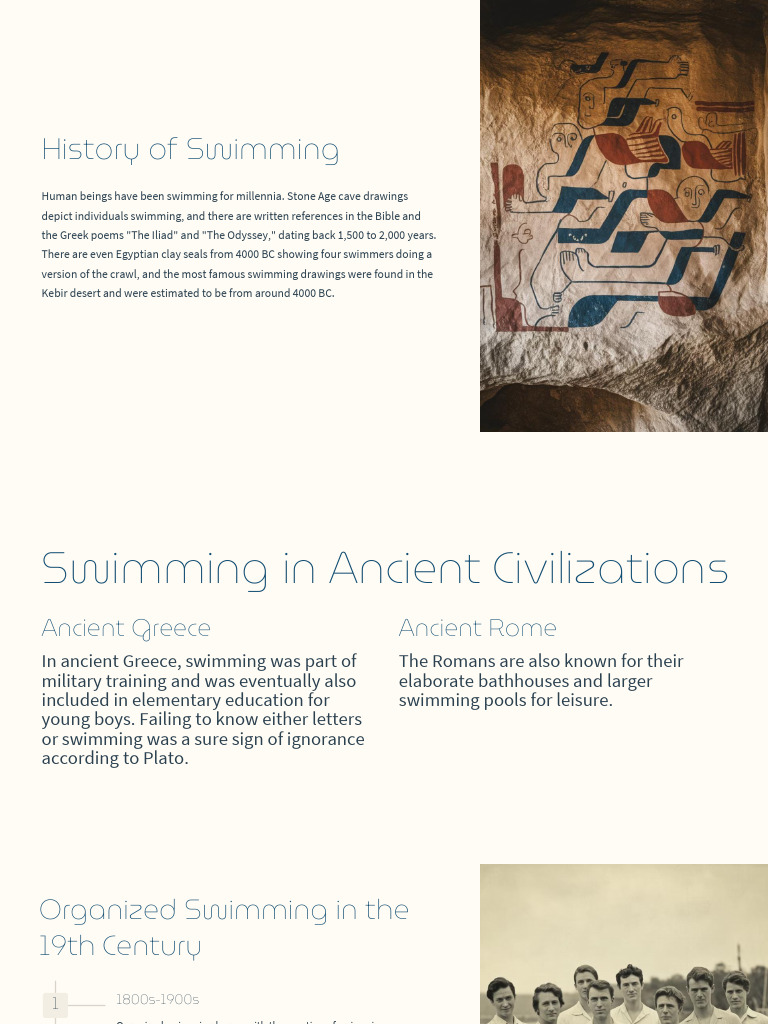 History-of-Swimming | PDF | Swimming (Sport) | Swimming