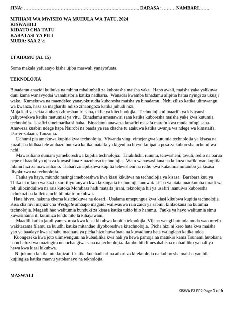 F3 KISWA PP2 QN | PDF