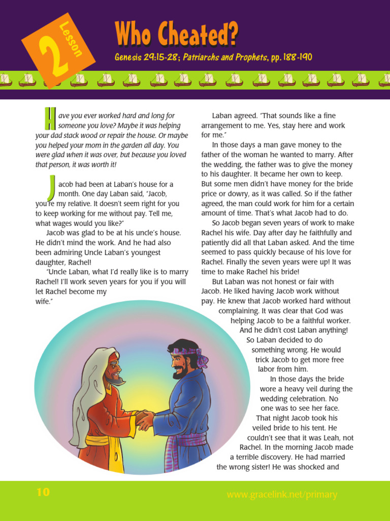 P-24-Q4-L02 | PDF | Jacob | Rachel