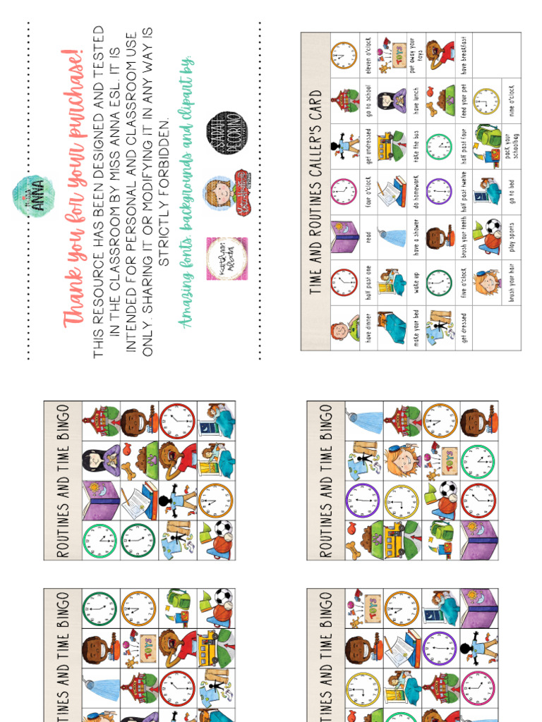 Bingo Routines and Time | PDF