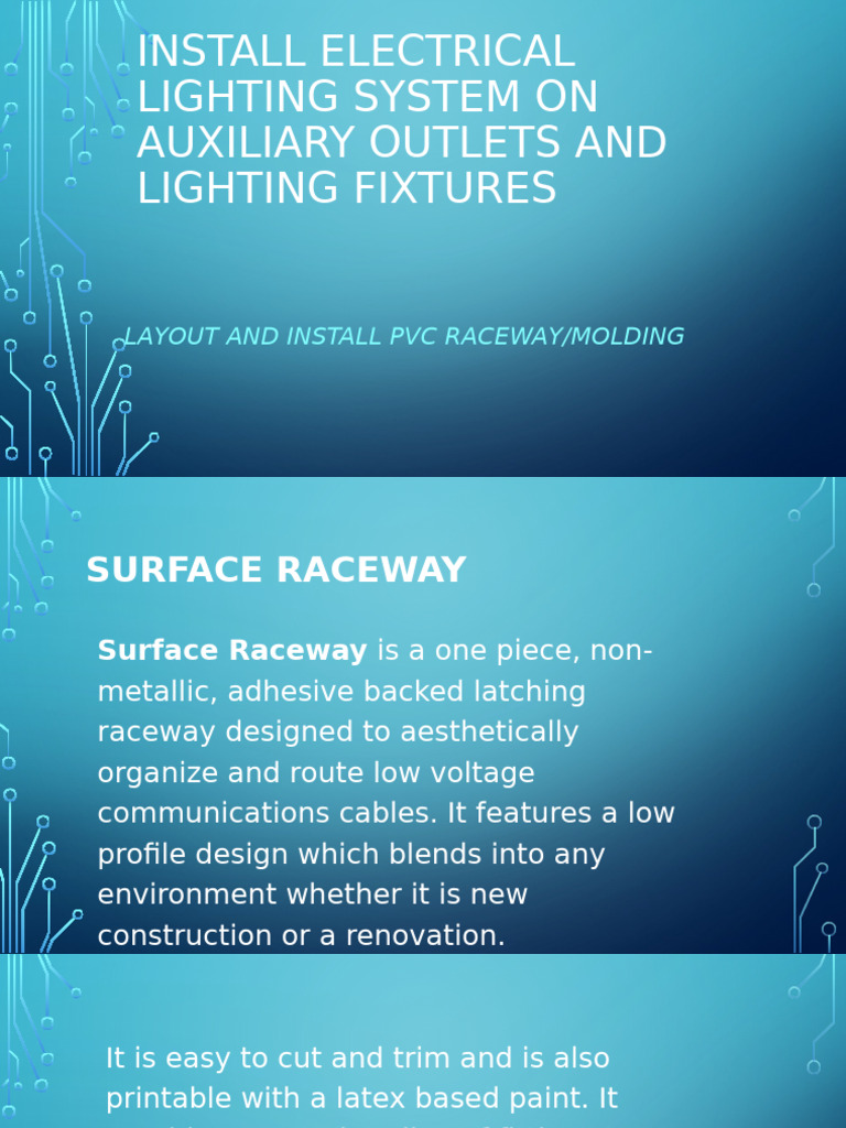 Install Electrical Lighting Systems Guide | PDF