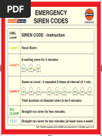 Emergency Siren Code | PDF | Disaster Preparedness | Aerophones
