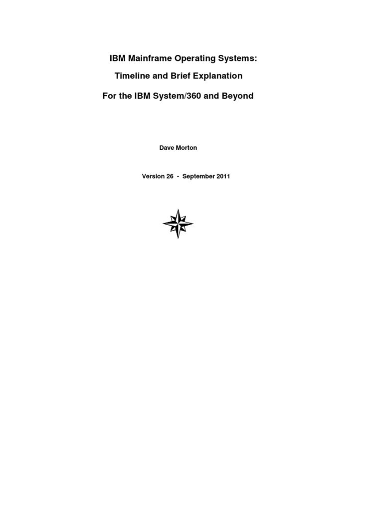 Mainframes Terminology | Download Free PDF | Operating System Technology | Areas Of Computer Science