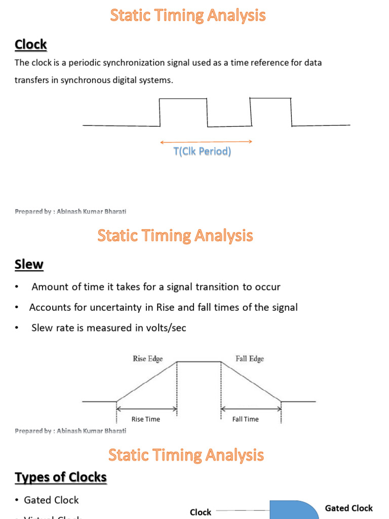 Understanding Static Timing Analysis | PDF | Digital Electronics | Information And ...