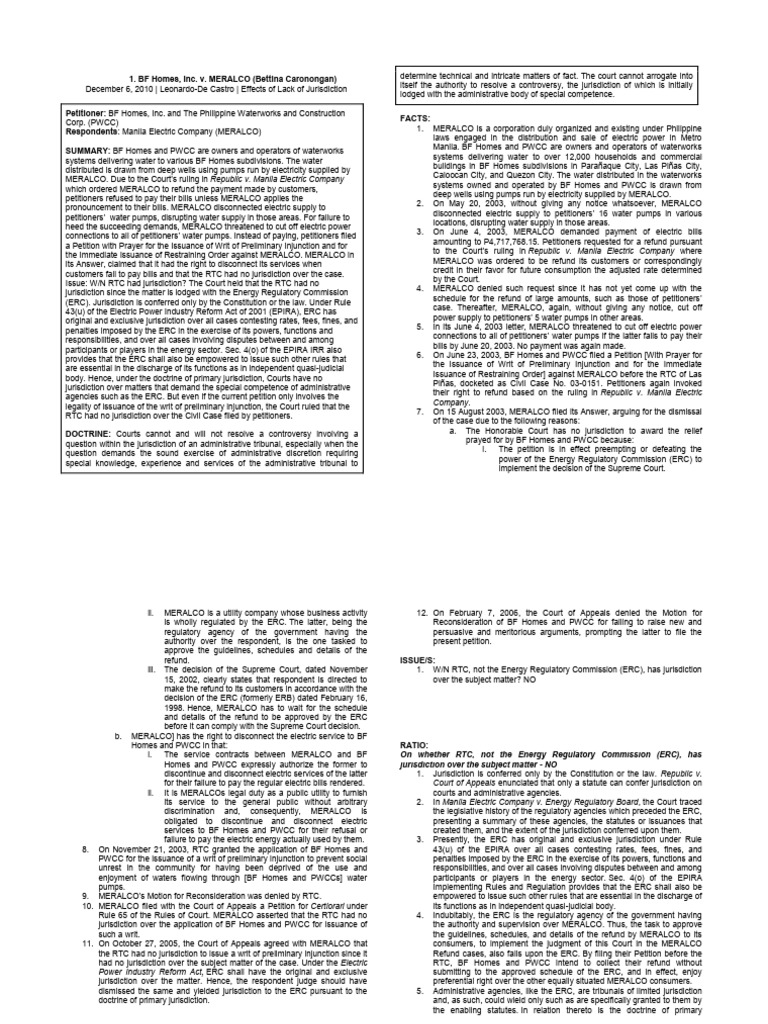 ️ CIVPRO E2021 Case Digests Compilation | PDF | Lawsuit | Complaint