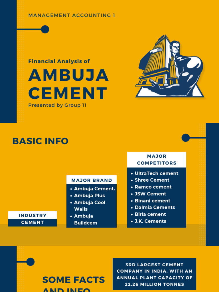 Ambuja Cement - Grop11 - of - Group1 | PDF | Cement | Economies