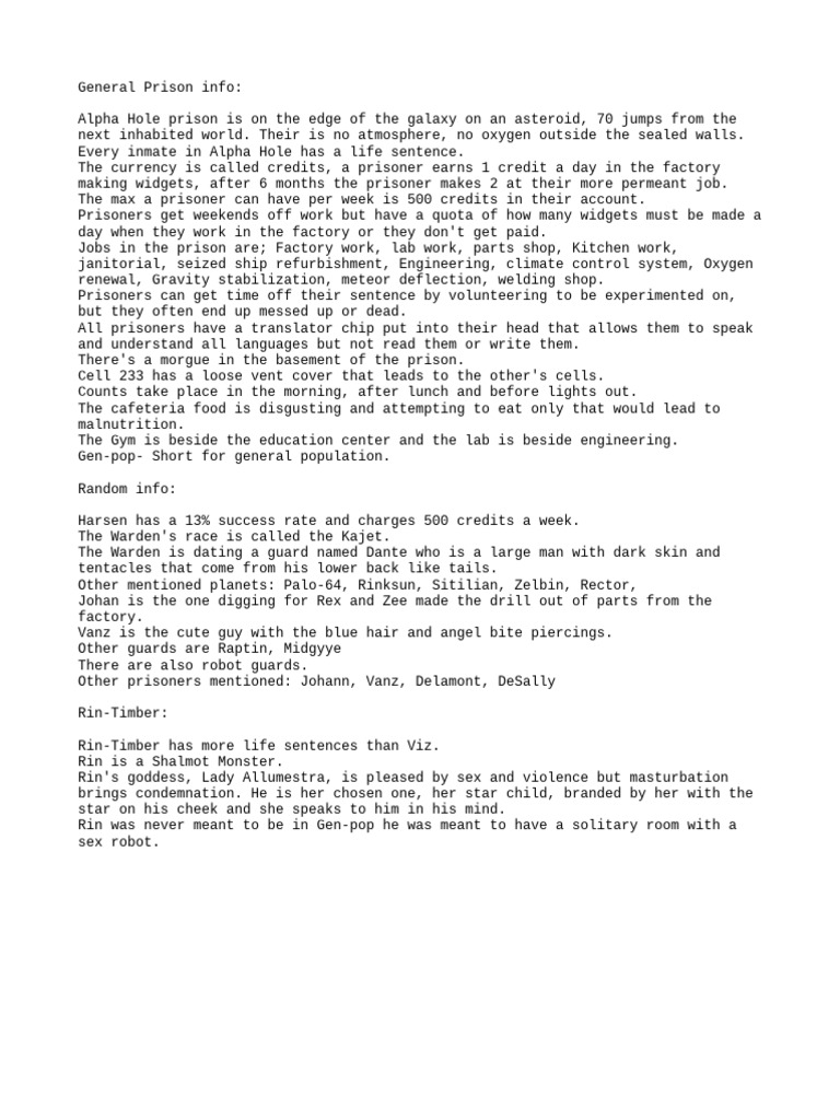 Alpha Hole Info | PDF