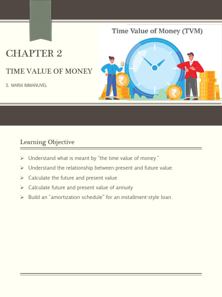 Chapter 2 - Time Value of Moey | PDF | Present Value | Time Value Of Money