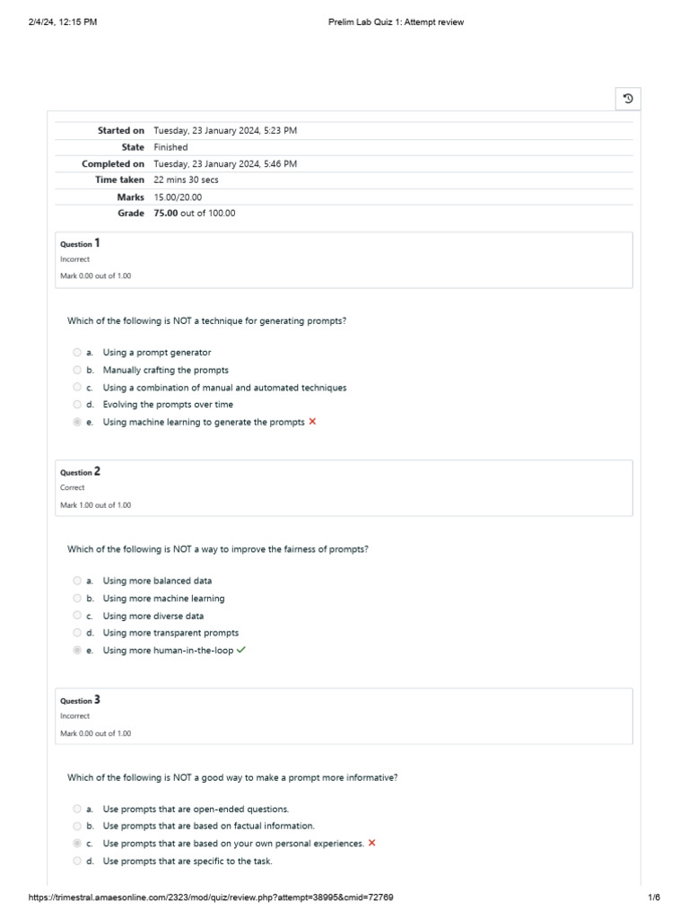 aiquiz2 | PDF | Usability | Computing