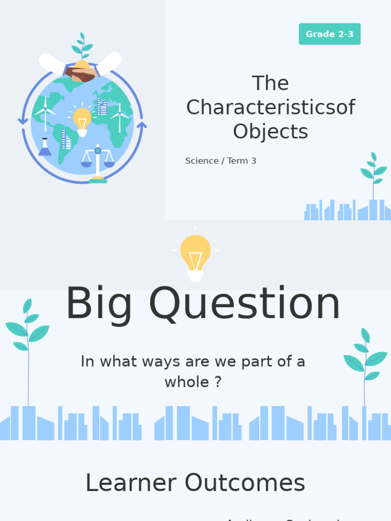Exploring Object Characteristics in Science | PDF