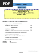 Grade 7 IsiZulu Weekly Activities | PDF | Linguistic Typology | Syntax