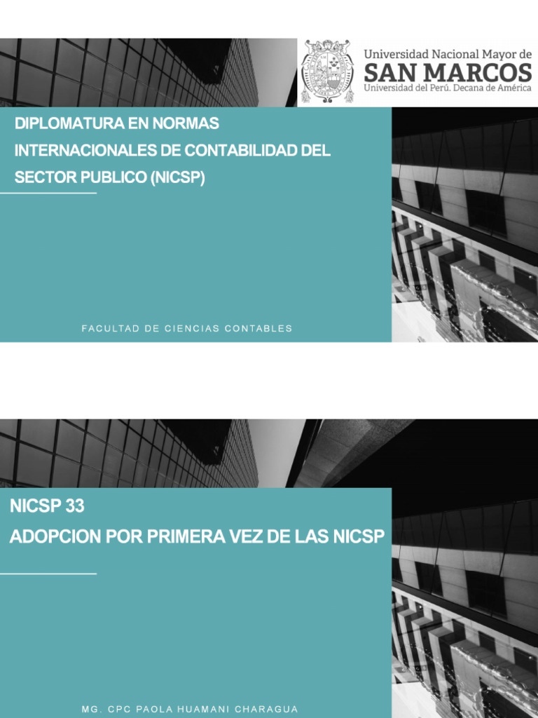 Presentación NICSP 33 - 8 y 9 Febrero | PDF | Contabilidad | Estado ...