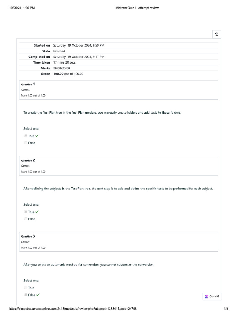 UGRD-CS6302 Application Lifecycle Management midterm quis 1 | PDF