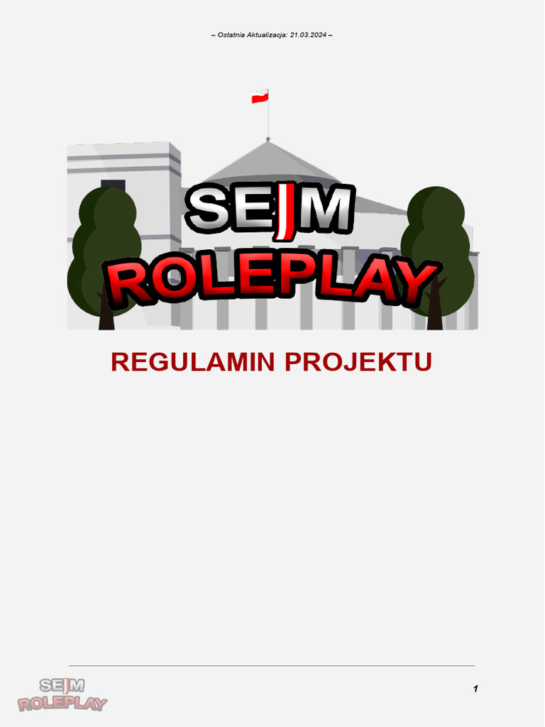 Regulamin | PDF