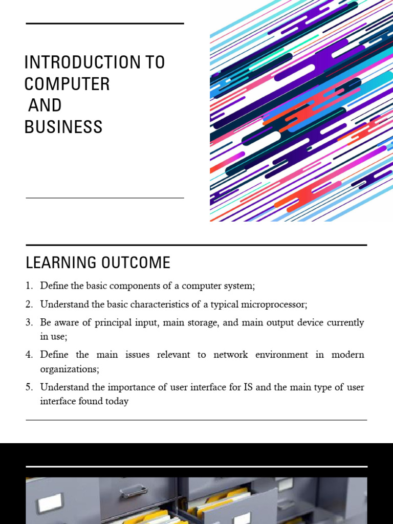 INTRO TO COMPUTER AND BUSINESS_copy | PDF | Computer Data Storage | Central Processing Unit