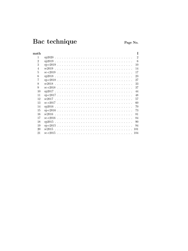 Corrigés Mathématiques Bac Technique 2020 | PDF | Limite (mathématiques ...