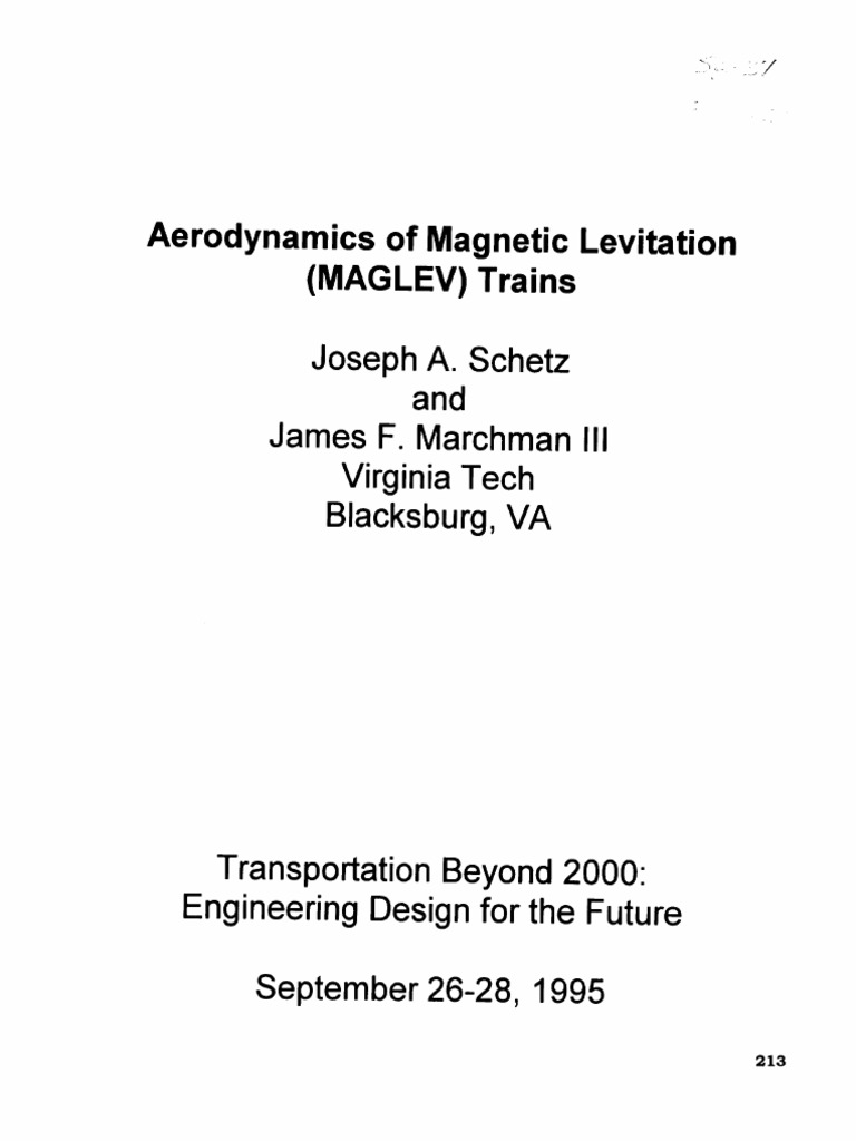Nasa Ntrs Archive 19960023618 | PDF | High Speed Rail | Propulsion