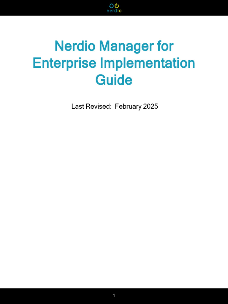 Nerdio Manager for Enterprise Implementation Guide | PDF | Active ...