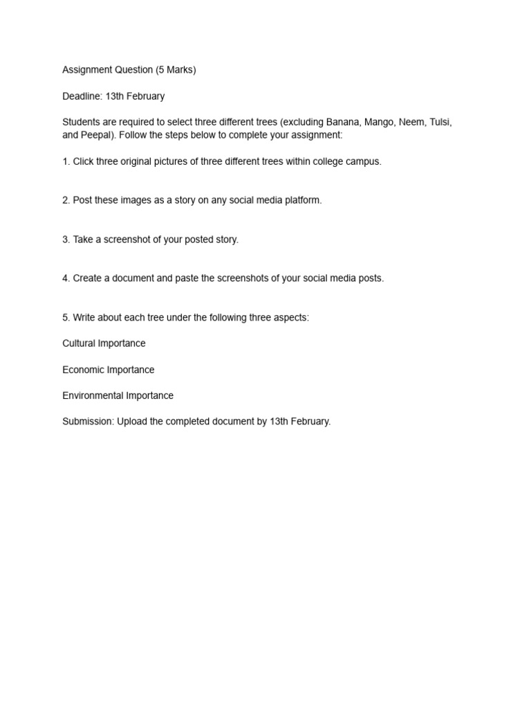 Assignment 2 (5 Marks) | PDF