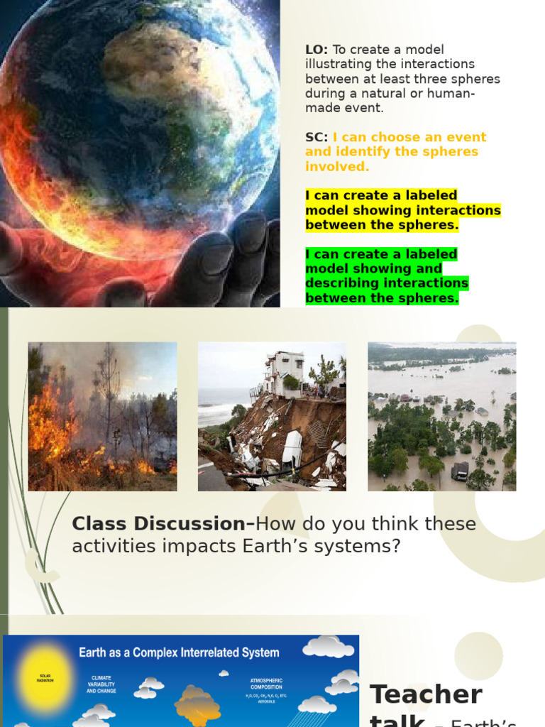Earth Spheres Interaction Model Guide | PDF
