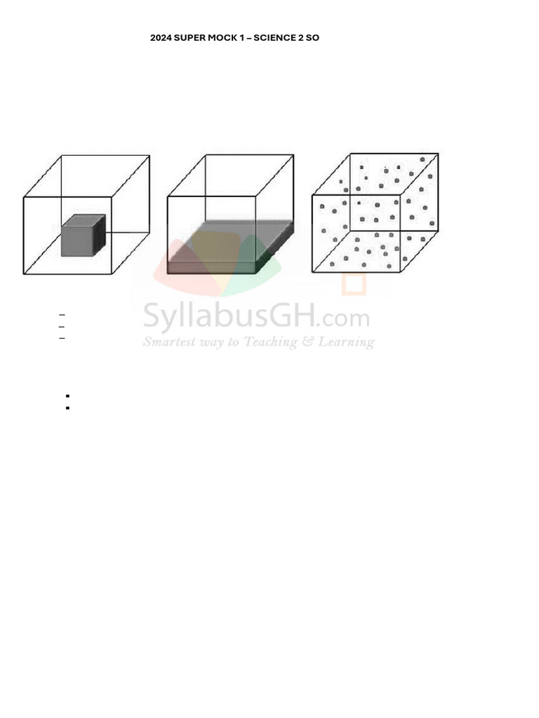2024 Super Mock 1 Science 2 Solution | PDF | Energy Development | Plant ...