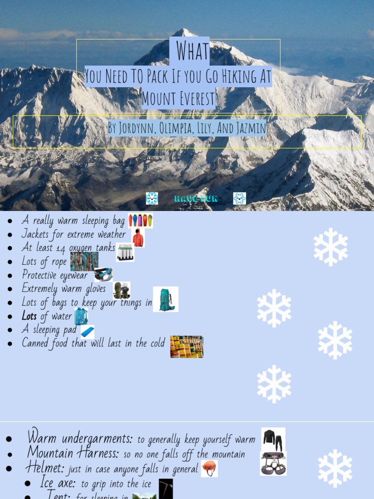 Mount Everest | PDF