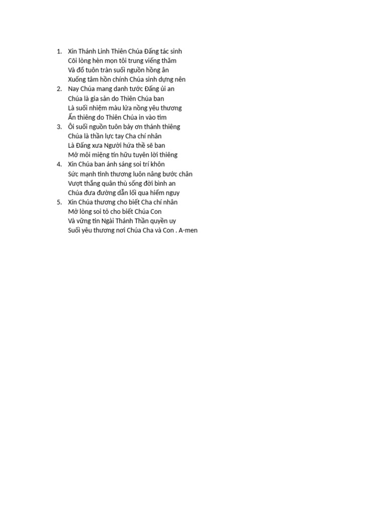 Veni Creator Spiritus | PDF