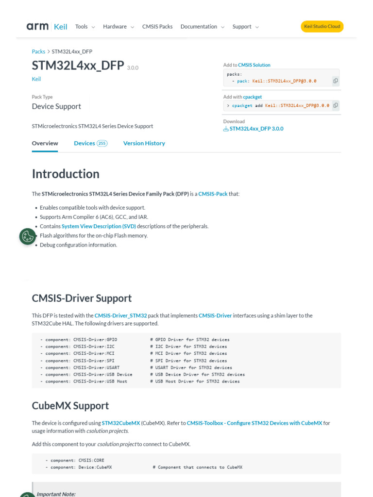 Arm Keil - Keil STM32L4xx - DFP | PDF | Software | Office Equipment