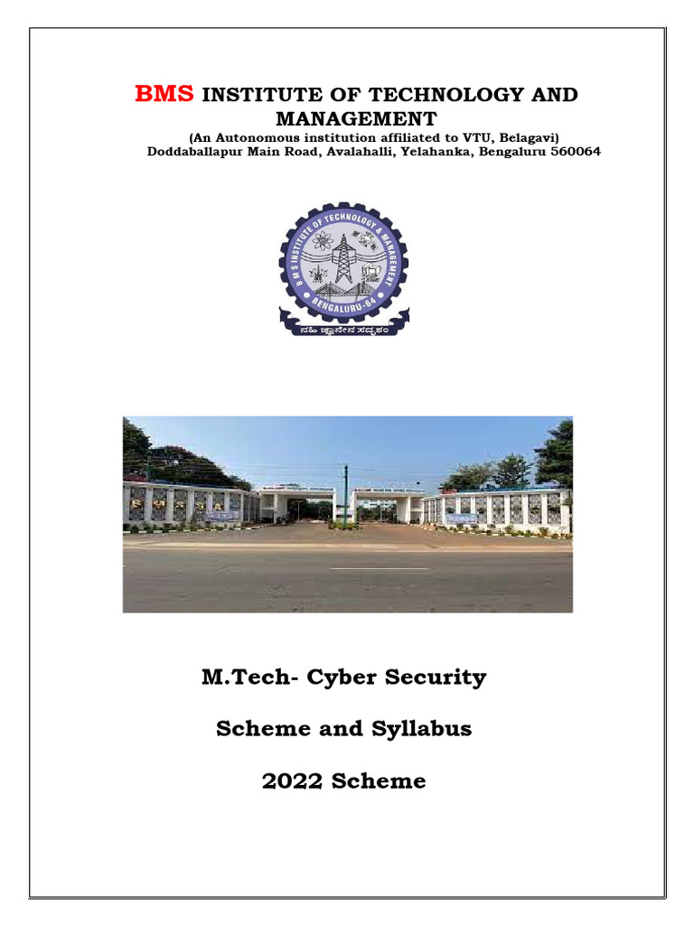 MTech Cyber Security 27dec2022 | PDF | Statistics | Trips Agreement