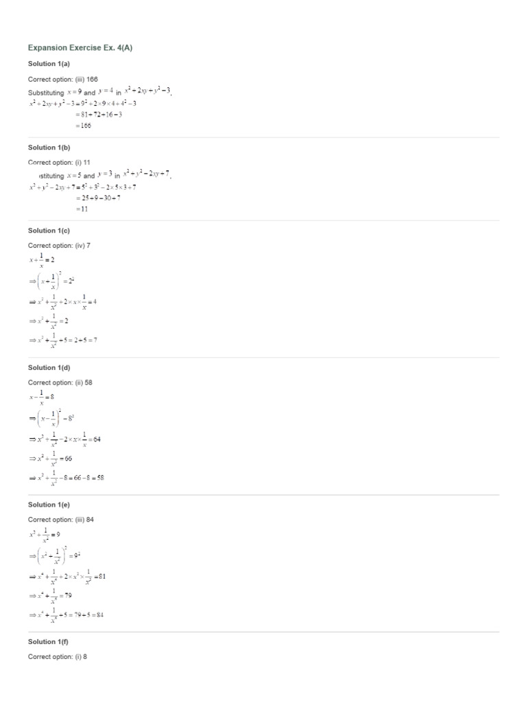 4.Expansion | PDF | Mathematics | Algebra
