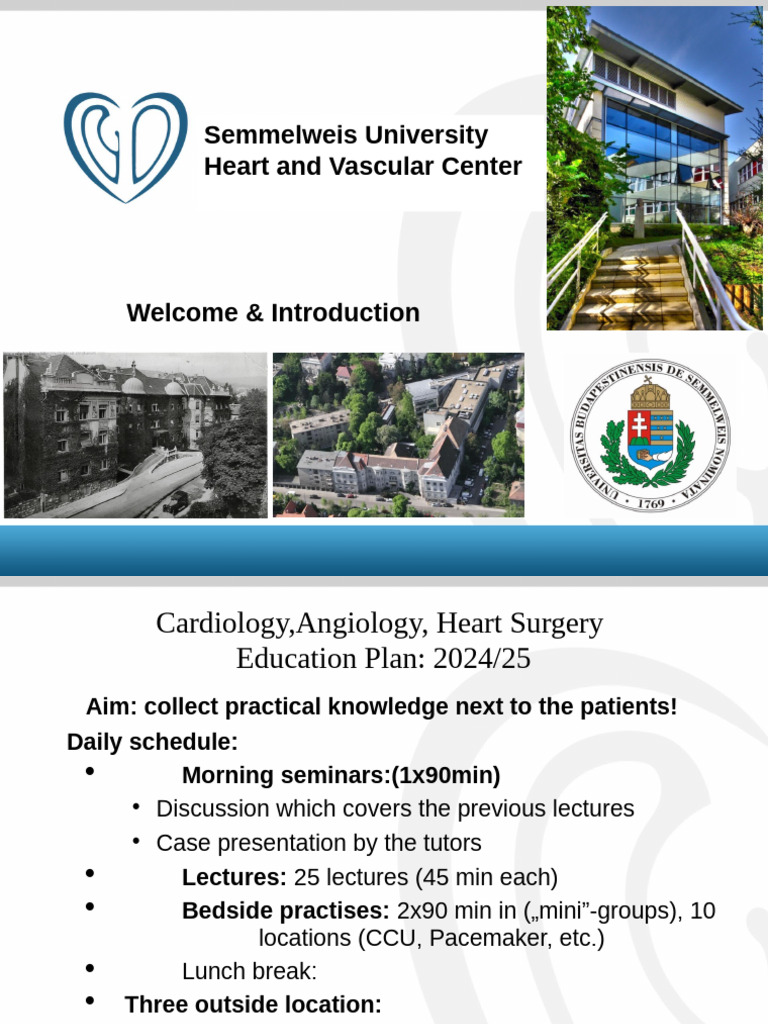 Introduction and Info Cardiology ENG2 | PDF | Heart | Physical Examination