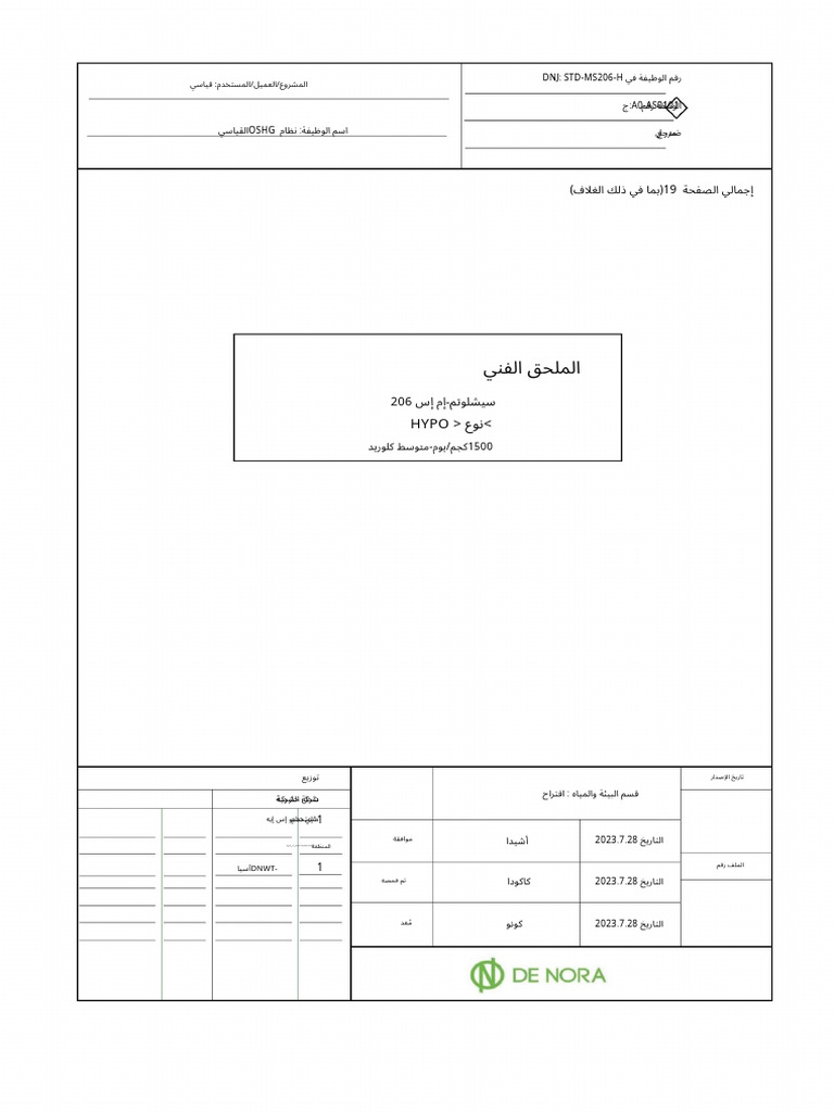 Technical Appendix MS206 (HYPO Type Standard) - RC 4 | PDF