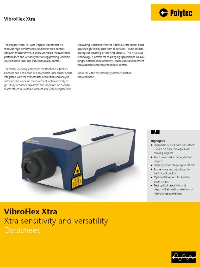 OM DS VibroFlex-Xtra E 52020 | PDF | Laser | Infrared