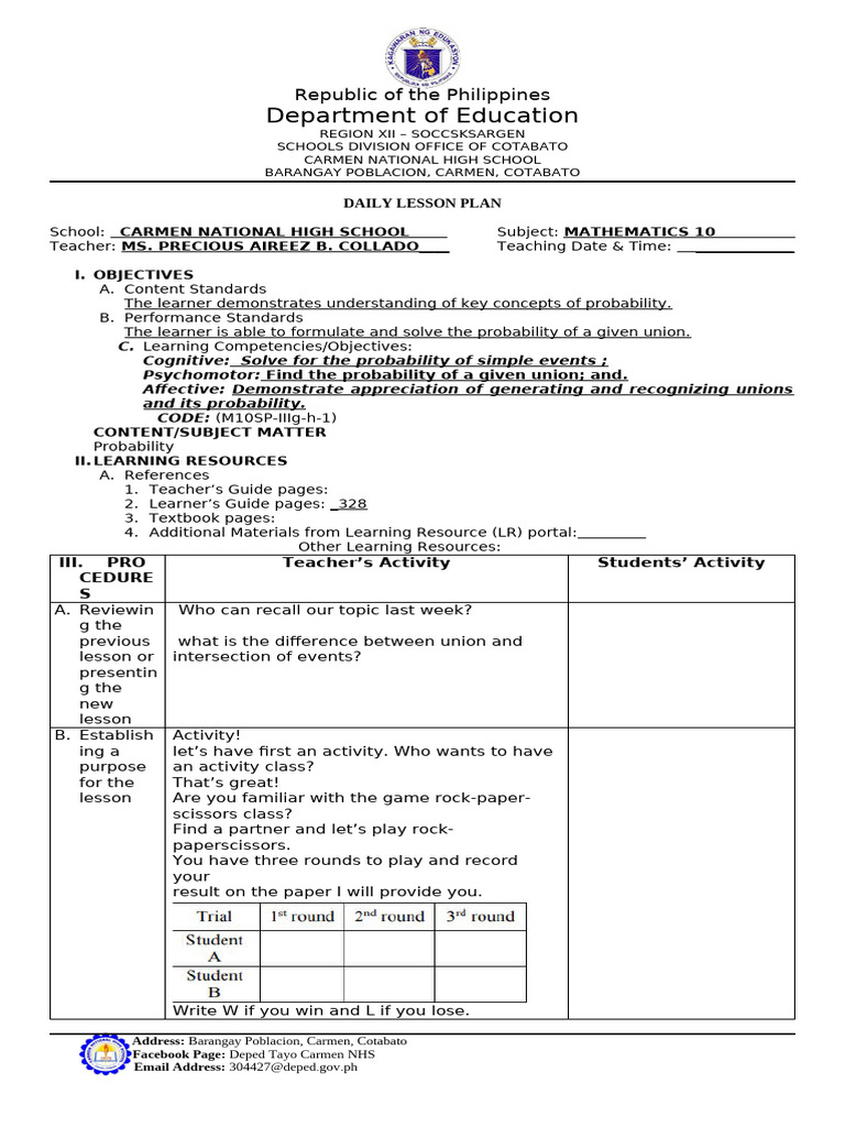 DlP feb. 2 | PDF | Learning | Teachers