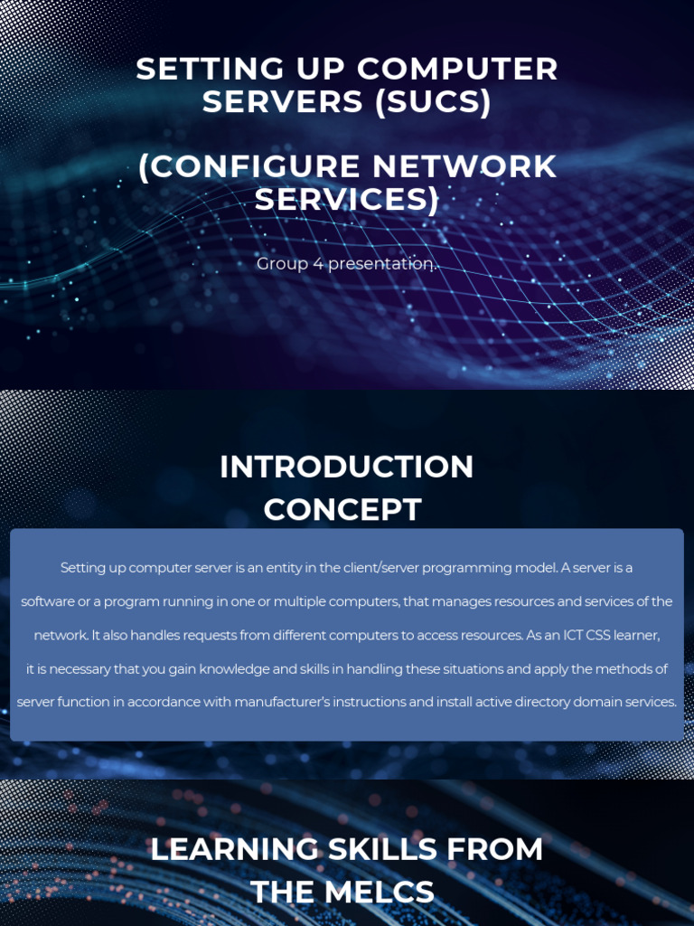 Setting Up Computer Servers (Sucs) - #13 - g-5 | PDF | Active Directory ...