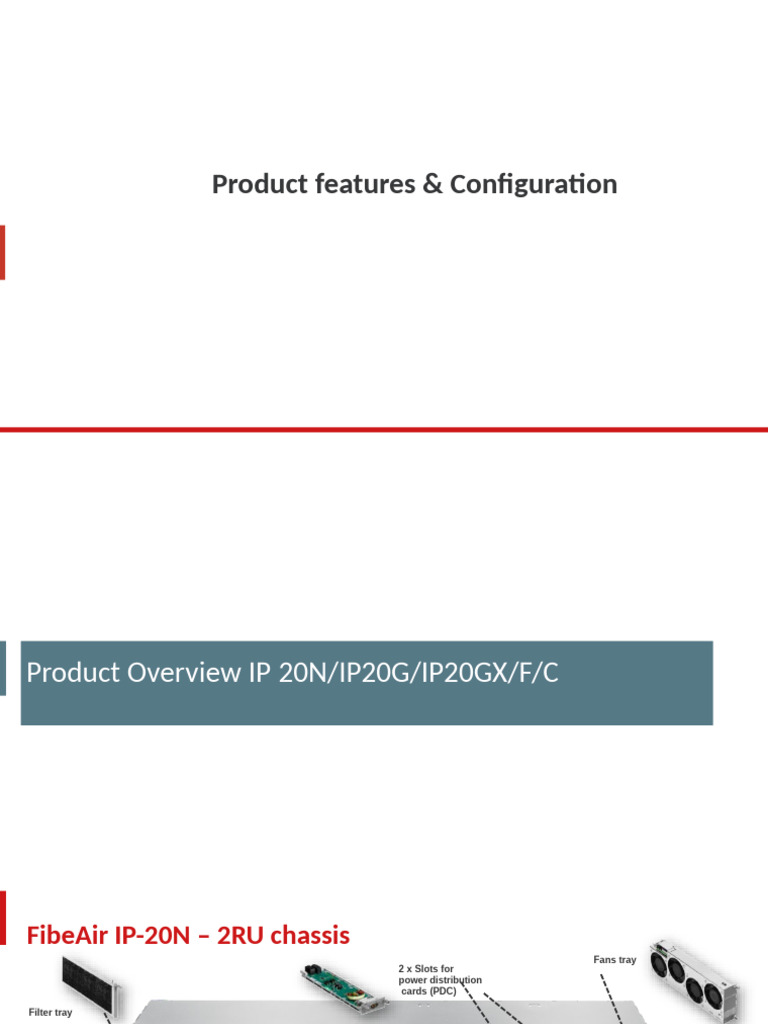 Ceragon IP20 Product Features and Configuration | PDF | Radio | Ip Address