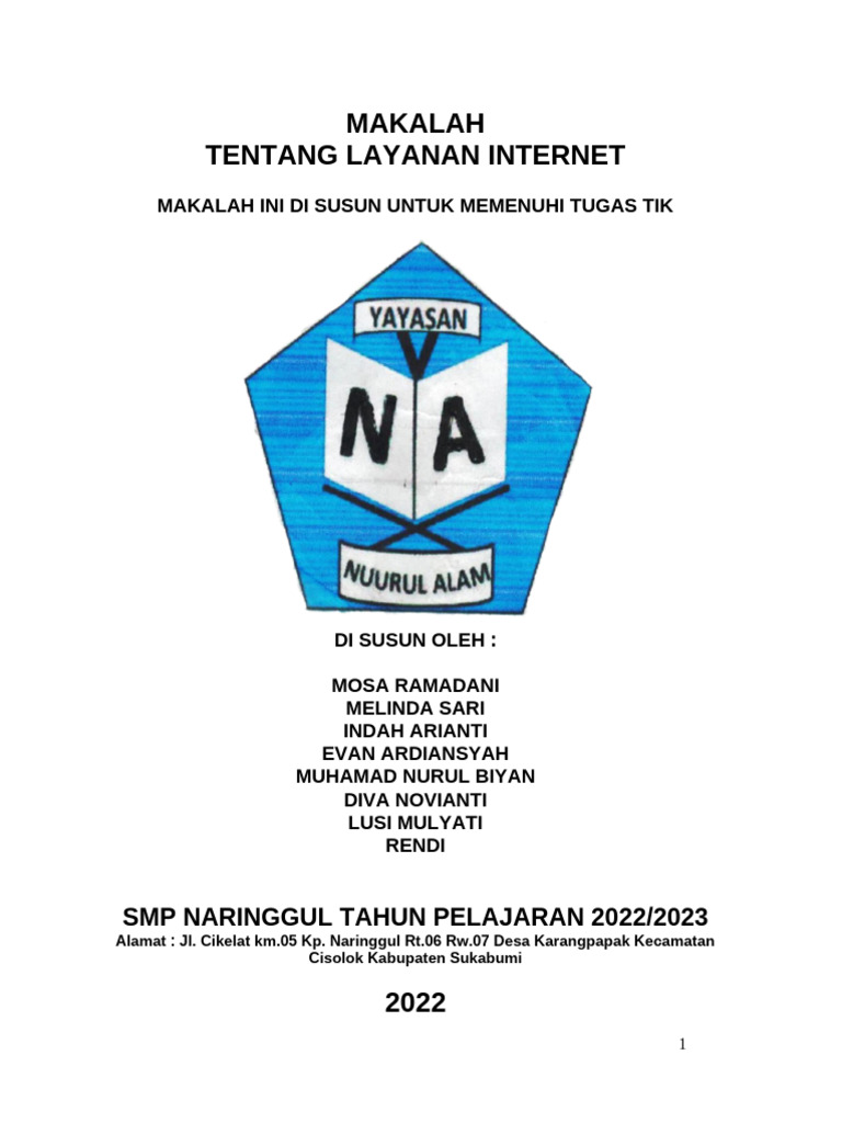 Layanan Internet: Manfaat dan Fasilitasnya | PDF