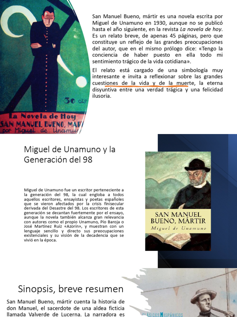 San Manuel Bueno, Mártir | PDF | Narración