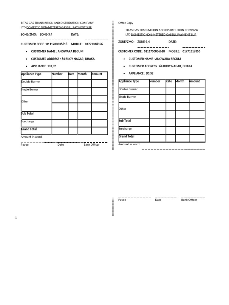 Titas Gas Transmision and Distridution Company LTD | PDF
