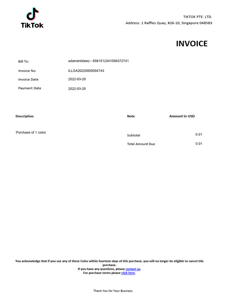 Invoice: Bill To: Invoice No. Invoice Date Payment Date | PDF